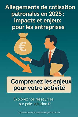 La réforme des allègements de cotisations patronales en 2025 : impacts et enjeux pour les ...